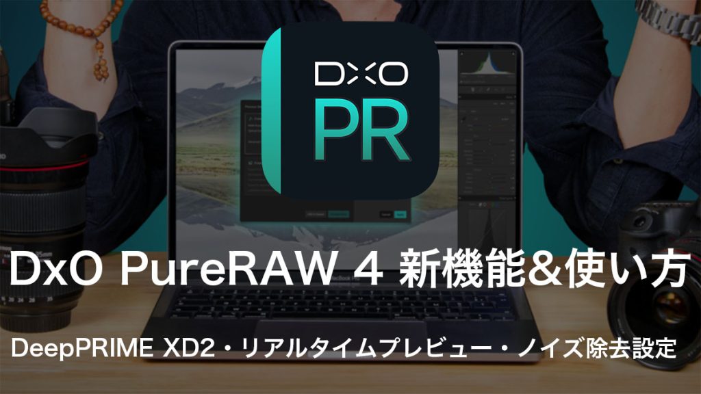 DxO PureRAW 4の新機能&使い方【DeepPRIME XD2・リアルタイムプレビュー・ノイズ除去設定】 - E-M-Wonderful